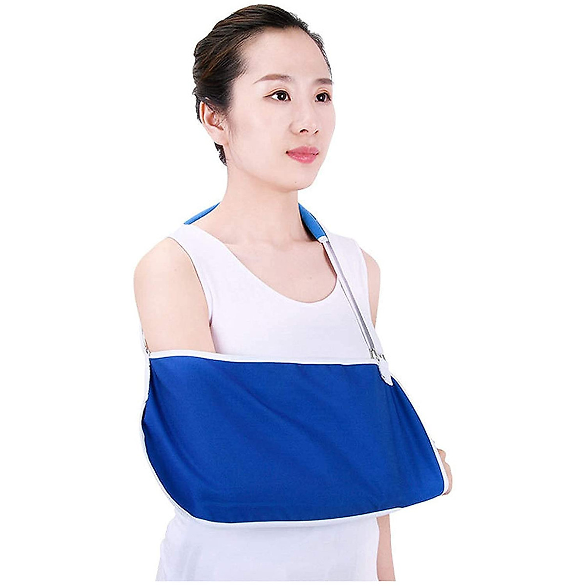 QIANMEI Fixed Elbow Brace Shoulder Immobilizer,Arm Support Sling Lightweight Breathable Suitable for Elbow Joint Fixation, Shoulder Clavicle Injuries, Arm Fractures and Use After Surgery