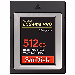 SanDisk 512GB Extreme PRO CFexpress Card Type B - SDCFE-512G-GN4NN