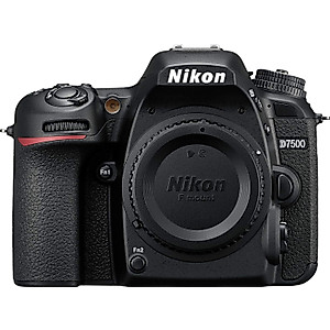 Nikon D7500 20.9MP DSLR Digital Camera w/AF-P DX NIKKOR 18-55mm f/3.5-5.6G VR & AF-P DX 70-300mm f/4.5-6.3G ED Lens + SanDisk 64GB Memory Card + Camera Bag + Accessory Bundle (Black) (Renewed)