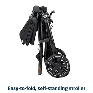 Maxi-Cosi Zelia™ Luxe 5-in-1 Modular - Baby Travel System Car Seat and Stroller, Infant Car Seat and Stroller Combo, Baby Car Seat and Stroller Combo in New Hope Black