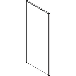 Lorell Fabric Panel, 72 by 30-Inch, Gray