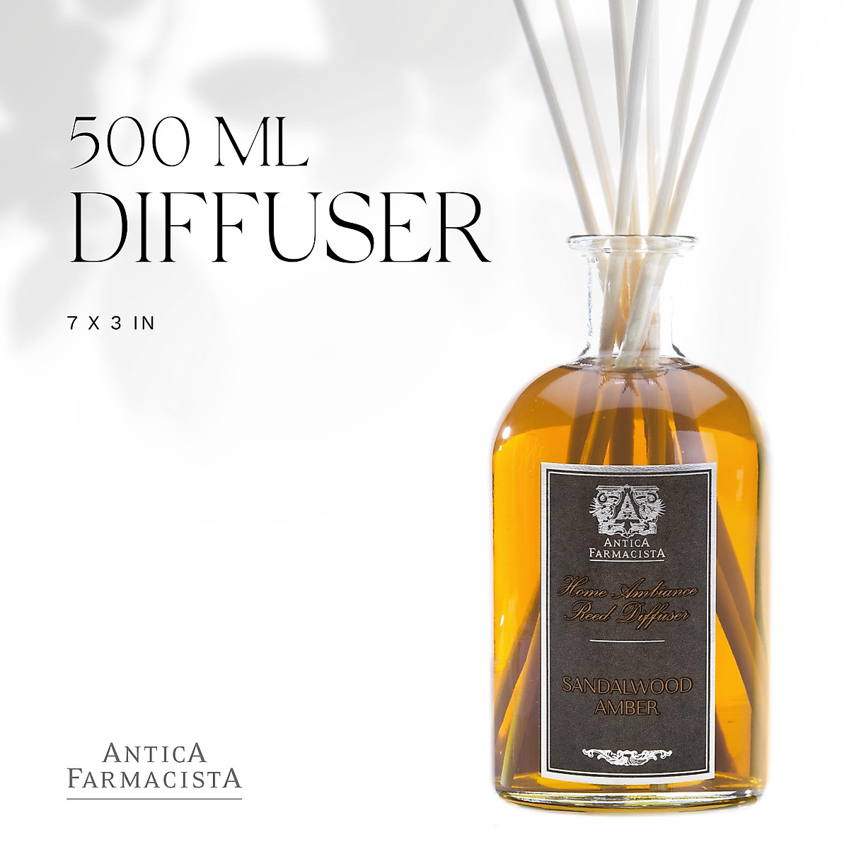 Antica Farmacista Home Ambiance Diffuser, Sandalwood Amber, 16.9 Fl Oz