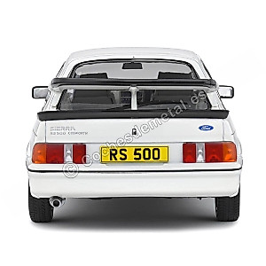 Solido S1806104 1:18 1987 Sierra RS500-White Ford Collectible Miniature car, White
