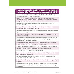 Scholastic Success with Reading Comprehension Grade 3 Workbook