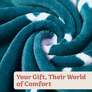 Daughter Gifts, Christmas Gifts for Daughter, Daughter Gift, Birthday Gifts for Daughter, to My Daughter Blanket from mom, Adult Daughter Gifts from Dad, Throw Blanket 65” x 50” (Blue)