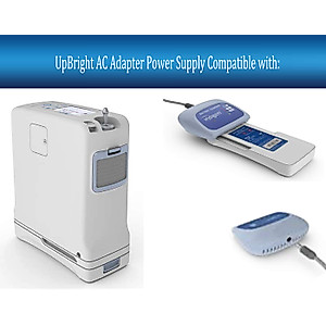 UpBright 19V AC/DC Adapter Compatible with Inogen One G4 Oxygen Concentrator IO-400 BA-403 Medical OxyGo Catalog MANGO65-19CB-OXY MANGO65-19CB-ING 1400-2040 BA-401 60W Power Supply Battery Charger