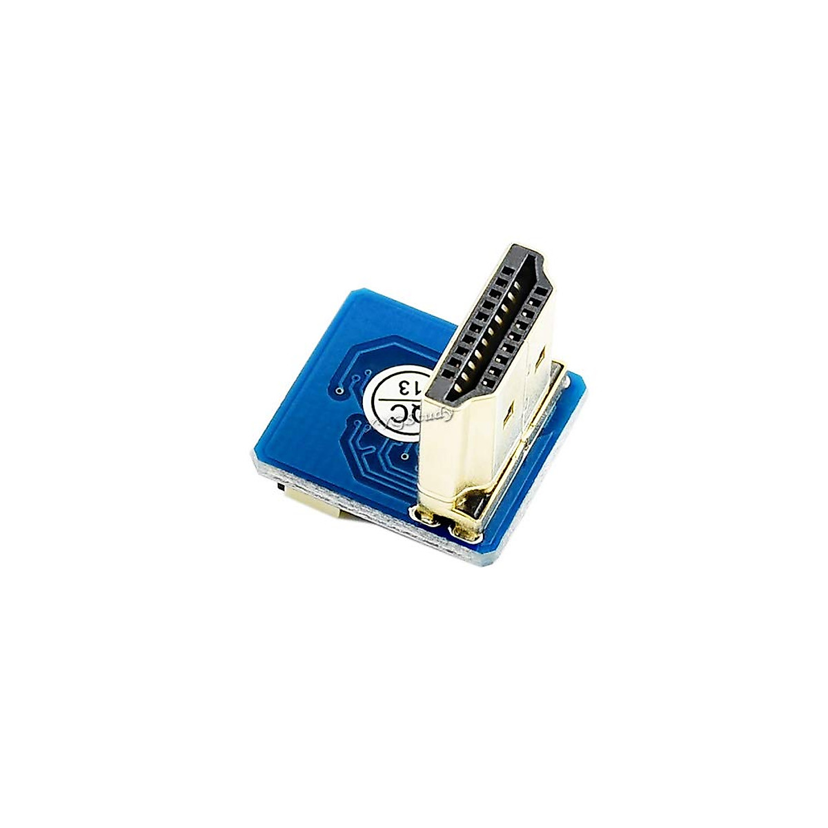 Right-Angle HDMI Plug Adapter Vertical for DIY HDMI Cable Connector @XYGStudy