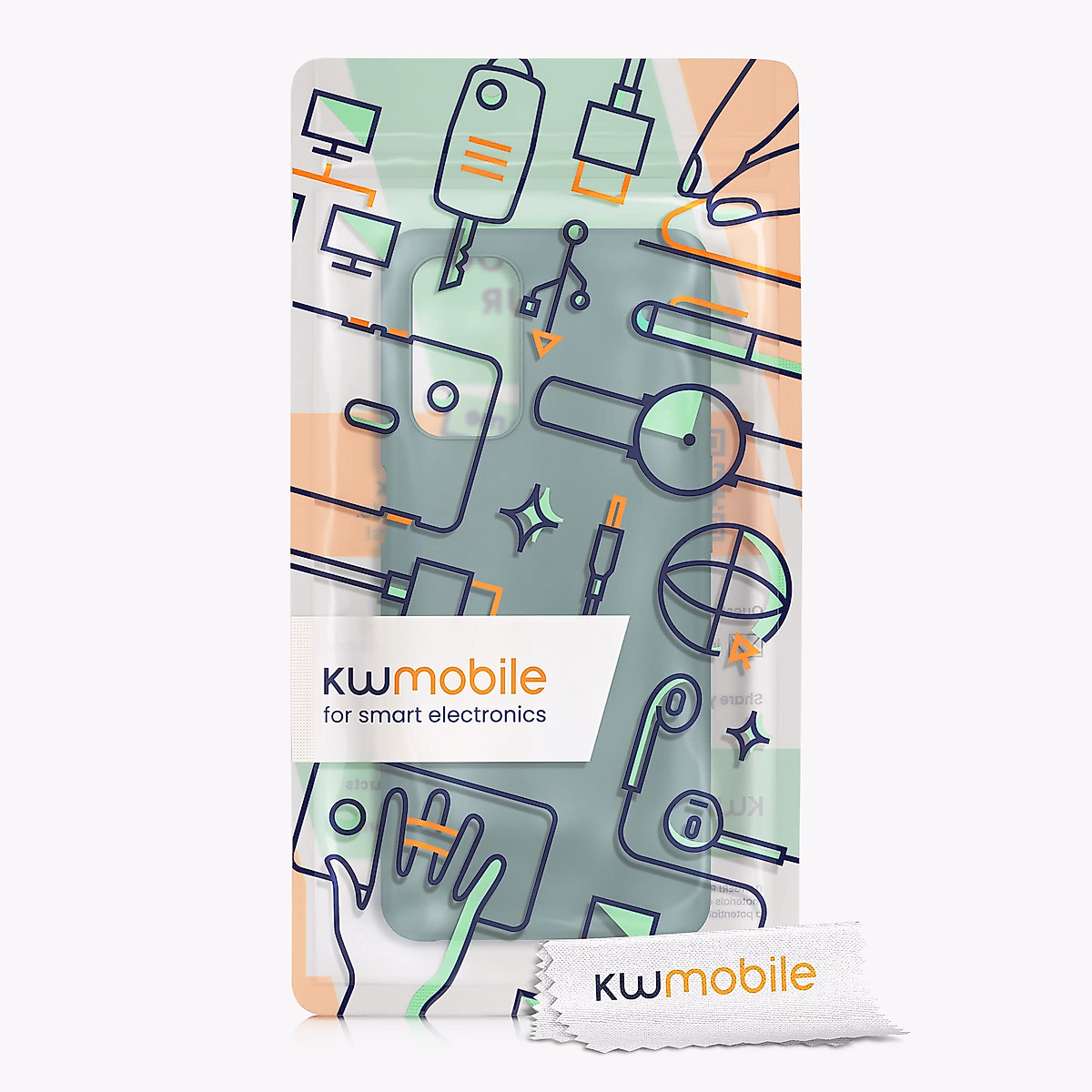 kwmobile Case Compatible with OnePlus Nord N200 5G Case - TPU Silicone Phone Cover with Soft Finish - Forest Green