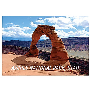 Arches National Park, Utah, Mountains, National Monument, Souvenir 2 x 3 Photo Fridge Magnet