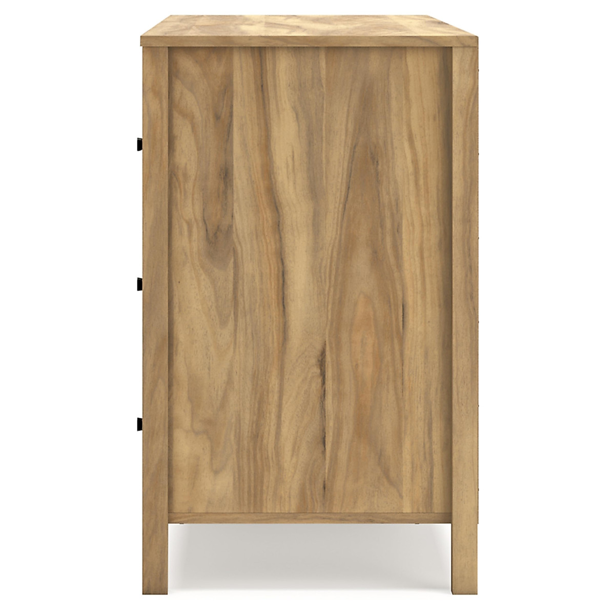 Signature Design by Ashley Hallityn Coastal 6-Drawer Dresser with Safety Stop and Scalloped Design, White