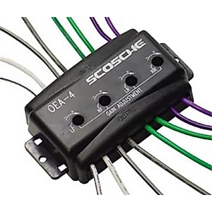 Scosche Oea4 4-Channel Adjustable Factory Amplifier Interface