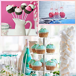 Fielect 4Pcs Clear Acrylic Round Rod Standard Plexiglas PMMA Bar Tolerance for DIY 6mm Diameter 250mm Height