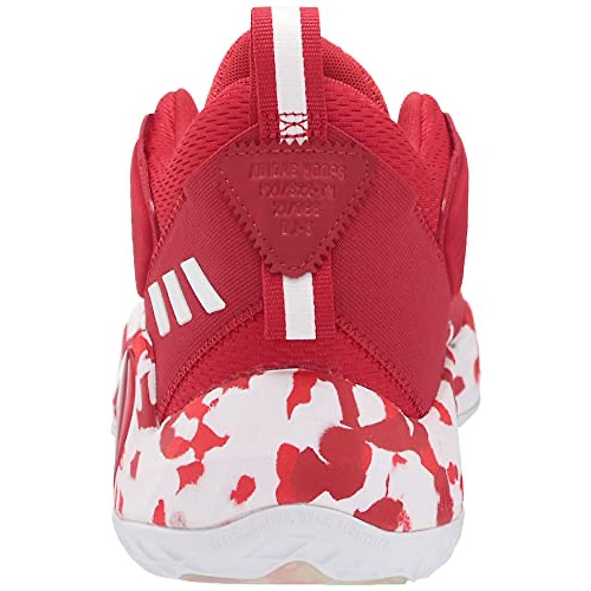 adidas Unisex D.O.N. Issue 3 Basketball Shoe, Team Power Red/White/Vivid Red, 9.5 US Men
