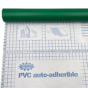 Yifely Solid Color Green Furniture Paper Peel & Stick Shelf Liner Refurbish Old Dresser Drawers 17.7 Inch by 9.8 Feet