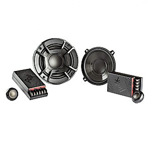 Polk Audio DB5252 DB+ Series Component Speaker System for Car & Marine - 5-1/4" 2-Way Speaker, 4-Ohm Impedance, 50-23kHz Frequency Response, Polypropylene Woofer Cone, Separate Silk Dome Tweeter