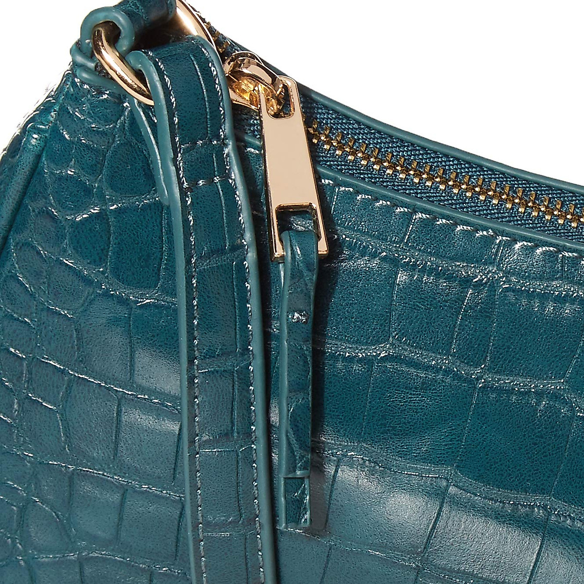 The Drop Women's Melanie Small Shoulder Bag, Teal Green, One Size