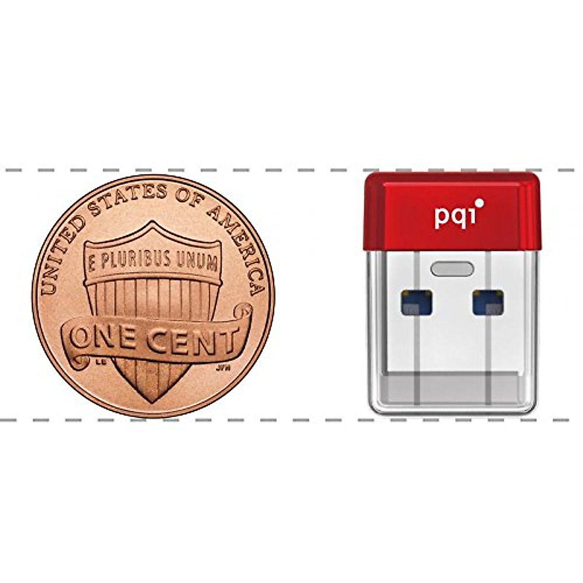 PQI 32GB U603V USB3.0 Ultra-Small Flash Drive Red Edition