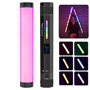 ULANZI VL110 RGB Light Wand, Handheld Light Stick Camera LED Video Tube Light Bar, 2500-9000K Dimmable, 2600mAh Battry CRI 95+ with Magnetic Attraction for Photography Vlog TIK Tok