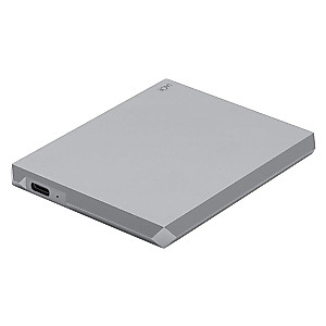 LaCie Mobile Drive, 2TB, External Hard Drive, Space Grey, USB-C, 2 Year Rescue Services (STHG2000402)