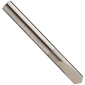 Chicago Latrobe 78485 780 Solid Carbide Spade Drill Bit, Uncoated (Bright) Finish, Round Shank, 118 Degree Conventional Point, 5/32" Size