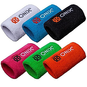 ONIX Pickleball Sweat Absorption Wristband — Blue