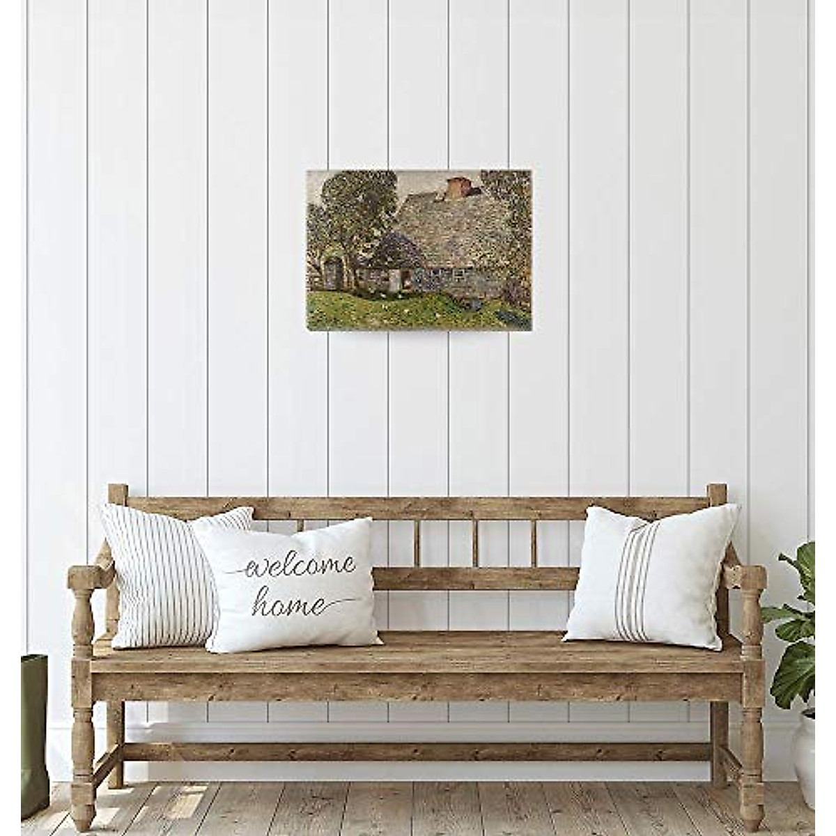 Imagekind Wall Art Print Entitled The Old Mulford House, East Hampton by C. Hassam by The Fine Art Masters | 15 x 11