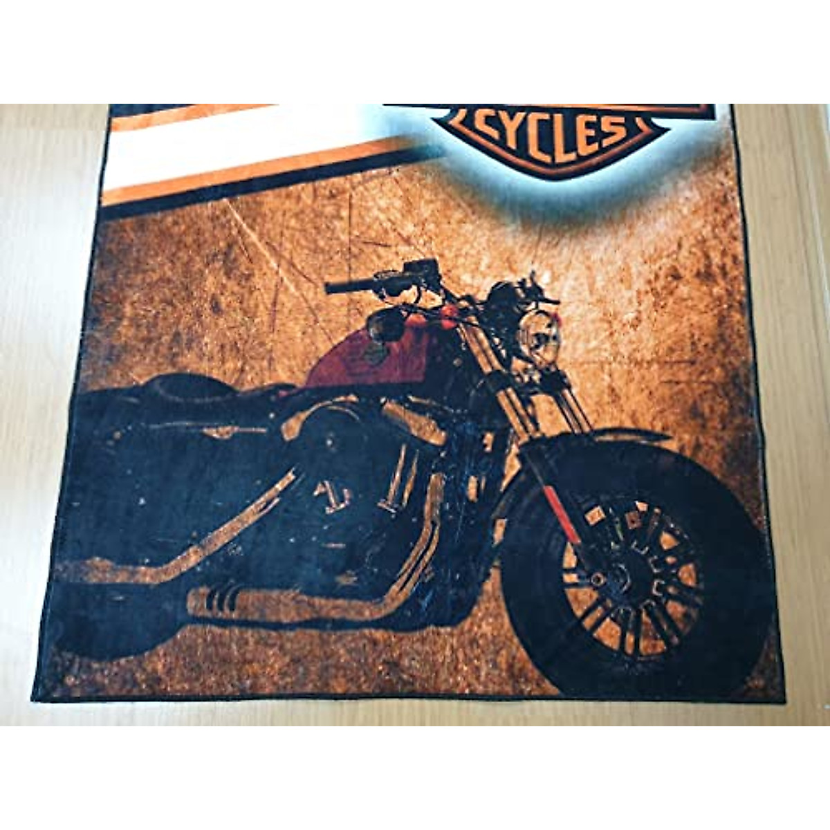 Harley Rug, Motorcycle Rug, Biker Rug, Motorcycle Carpet, Best Rug for Biker