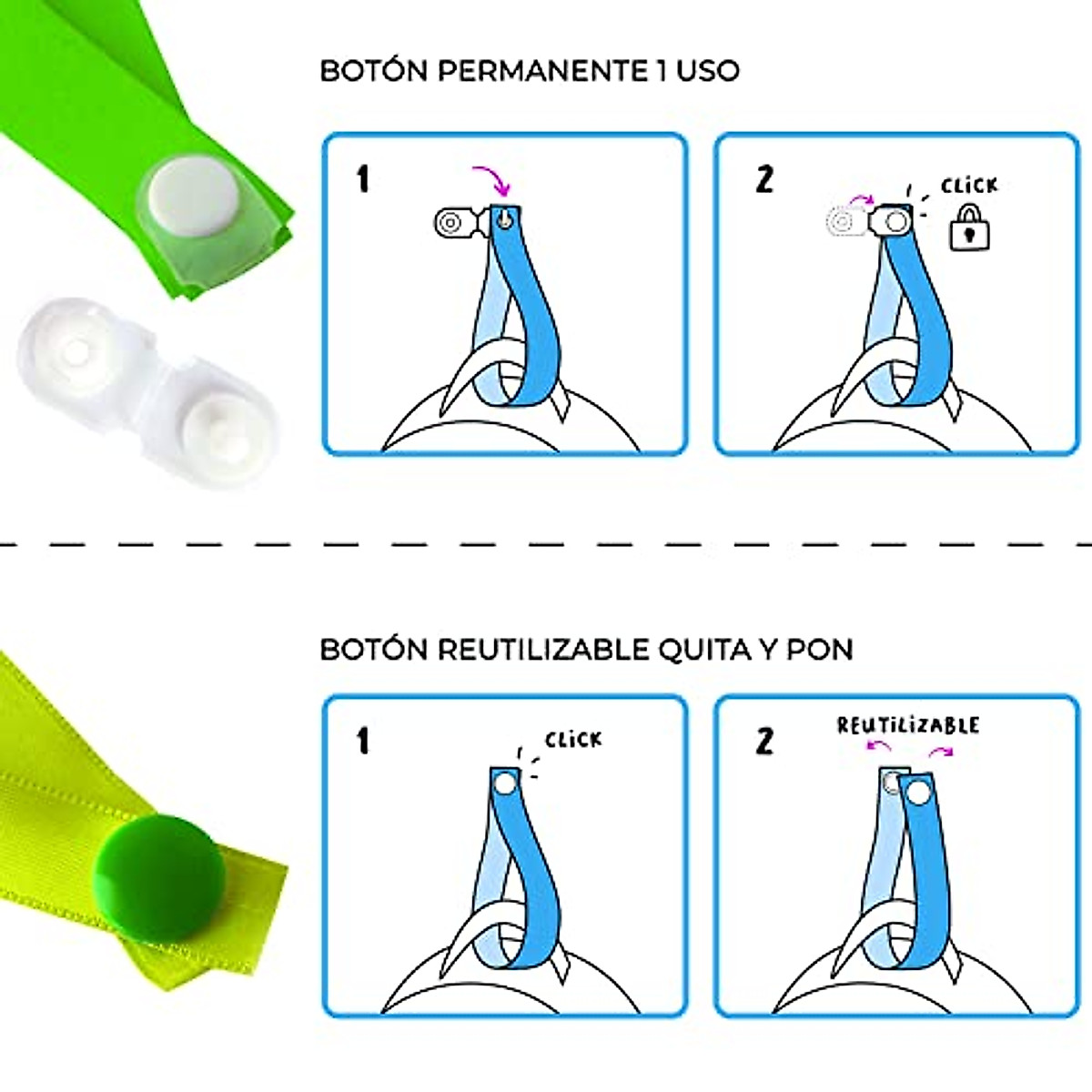 Clothes Hanger for Kids. Custom Ribbon for Hanging Jackets and School Clothes. 6 uds. (Pink)