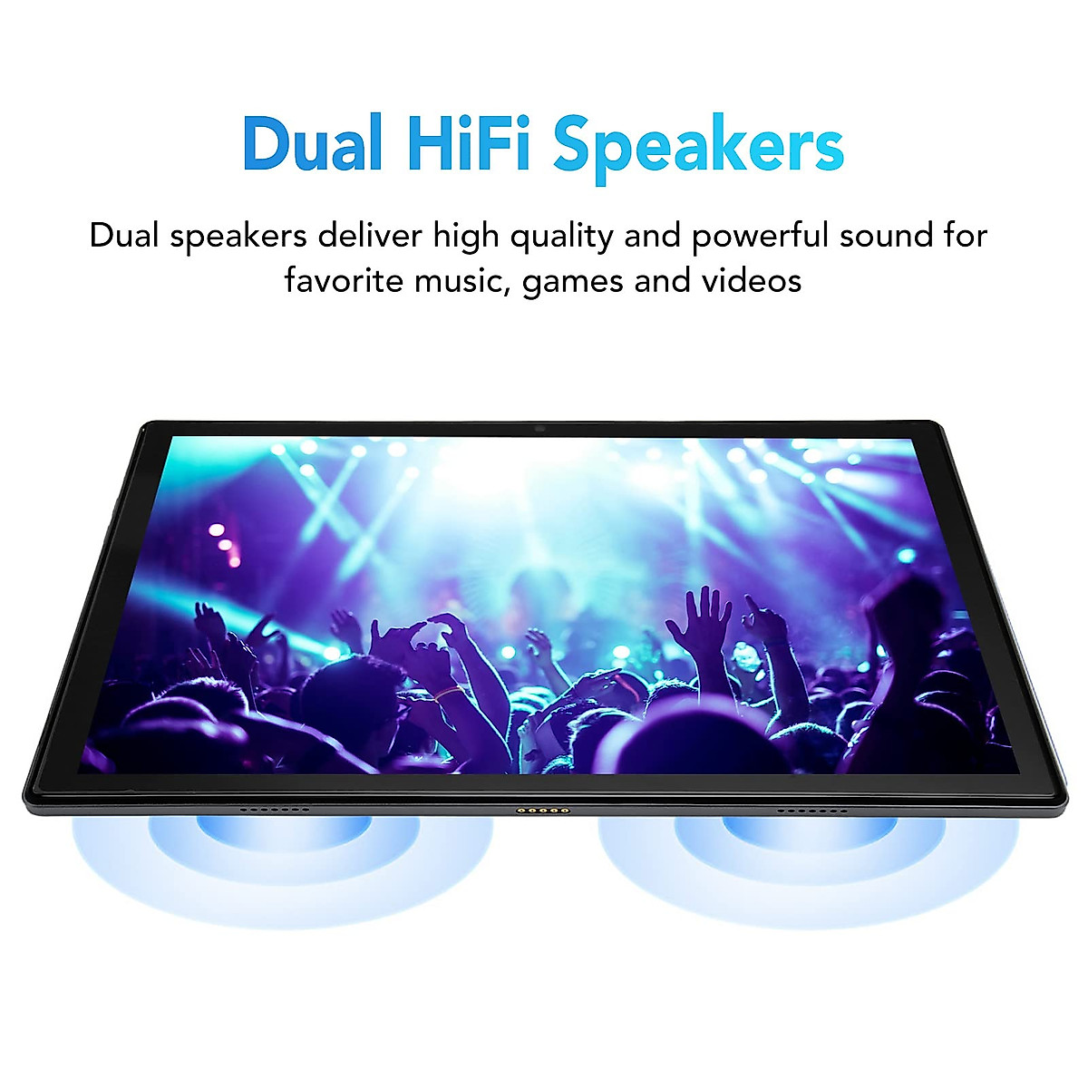 Tablet 10 Inch for Android 12.0, 4G LTE Tablets, 6GB RAM 128GB ROM, 512GB Expand, Octa Core, 8MP+16MP, Dual SIM, FHD 1920x1200, BT5.0, 7000mAh Fast Charge, 5G WiFi (Iron Gray)