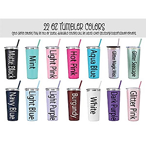 Personalized Hairdresser Laser Engraved 22 oz Tumbler with Straw, Hairdresser, Barber, Beauty Salon, Gift, Hair Salon, Hair Stylists