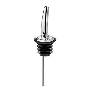 New Star Foodservice 26825 Stainless Steel Bottle Pourers w/Tapered Spout, Set of 12