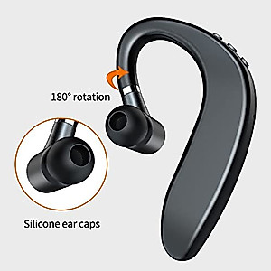 D-GROEE Earbud Surround Sound Effect Intelligent Noise Cancelling Portable Bluetooth-Compatible Sports Gaming Ear Hook Eabud Phone Accessories A