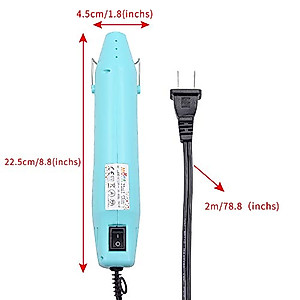 mofa Resin Heat gun,6.6ft Cable 300W Hot Air Gun for Crafting,Acrylic Paint Dryer Multi-Purpose Electric Heating Nozzle (Blue)