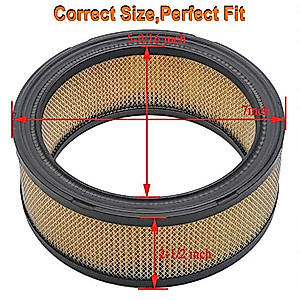 HIFROM Replace Air Filter Cleaner Replacement for Kohler 47 883 03 John Deere M47494 for CV17-CV23, CV724-CV740, CH18-25 and CH730-740 Lawn Mower