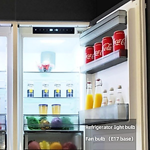 LIENNGKE Led Bulb KEI D28X KEL 2816X 2815 Freezer Light Refrigerator 100-265v E17 3.8w 40w Halogen Equivalent Appliance Daylight White 6000K Pack of 2