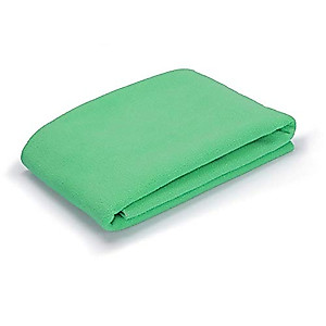 Umanac Baby Waterproof Crib Sheet | Green, Medium (27.5 in x 39 in) - Bed Pad, Bed Wetting Mattress Pad, Washable, Reusable Incontinence Underpad Sheet Protector for Toddler, Children and Adult
