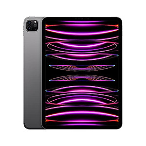 2022 Apple iPad Pro (11-inch, Wi-Fi + Cellular, 256GB) - Space Gray (Renewed)