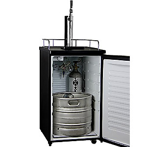 Kegco MPK199SS-G Guinness Dispensing Kegerator with Black Cabinet and Stainless Steel Door