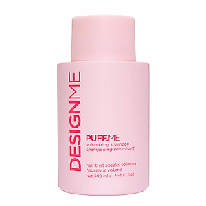 PUFF.ME Volumizing Shampoo by DESIGNME | Adds Body, Bounce & Volume for Fuller, Thicker Hair| For Fine & Medium Hair | Boosts Shine | Color-Safe, Lightweight Formula | Vegan, Paraben & Sulfate Free