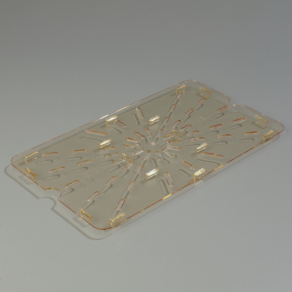 Carlisle FoodService Products 1041513 StorPlus High Heat Drain Shelf, 0.60" x 9.88" x 17.75", Amber, For Full Size Food Pan (Case of 6)