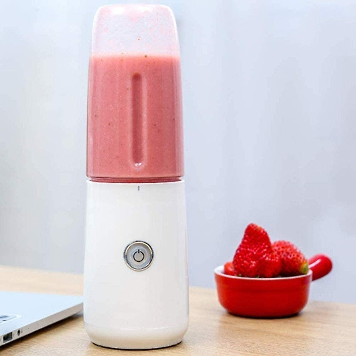 MXJCC Portable Blender, Smoothie and Shakes, Mini Blender with 2 Blades,Li-ion Battery for Baby Food,Travel,Gym