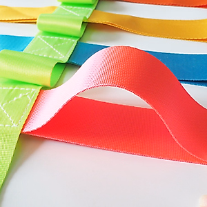 Safety Walking Rope with Colorful Handles for Up to 6 Children,10 Children and 12 Children-Perfect for Daycare Schools and Teachers.