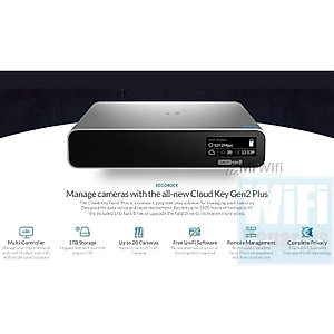 Ubiquiti UniFi Cloud Key Gen2 Plus (UCK-G2-PLUS), Single,dual band