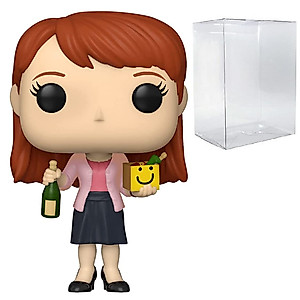 Funko The Office - Erin Hannon with Happy Box & Champagne Pop! Vinyl Figure (Bundled with Compatible Pop Box Protector Case)