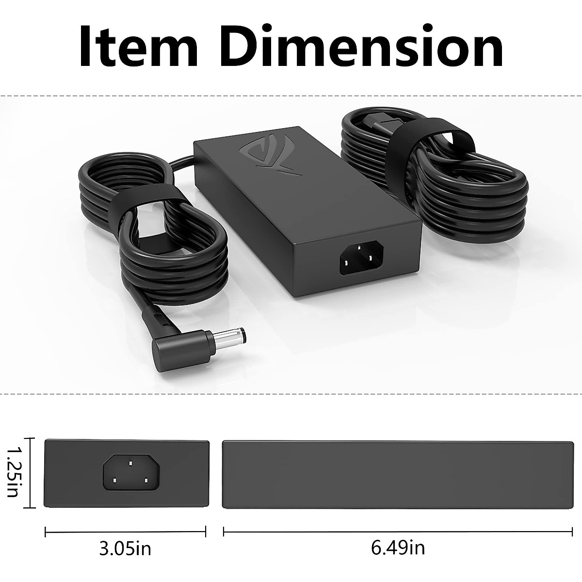 180W Zephyrus AC Charger Fit for Asus ROG Zephyrus G14 GA401 G15 GA502,ASUS ADP-180TB H,ASUS TUF Gaming Laptop Charger F15 F17 FX505D FX505G