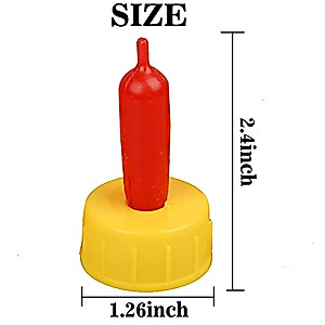 Goat Nipple, 8 Pieces Small Animal Milk Drink Pritchard Nipple for Feeding Sheep Goat Lamb Puppy