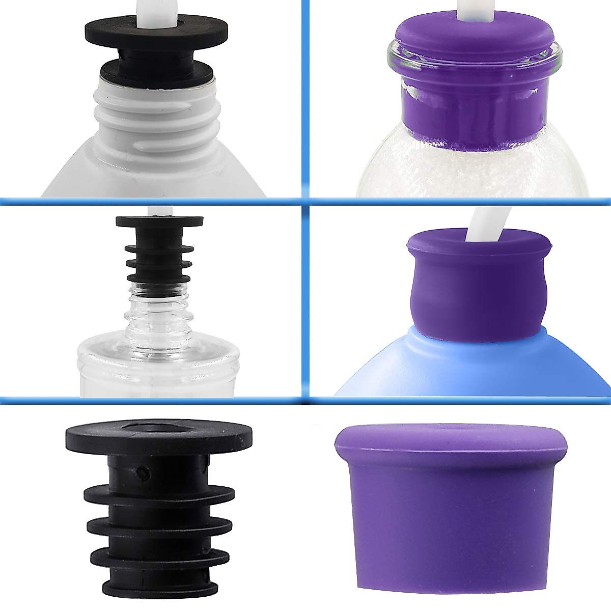 GAGALIFE Soap Dispenser for Kitchen Sink (Brushed Nickel) and Extension Tube Kit, Complete Brass Head, 40" Silicone Tube Connect to The Soap Bottle Directly, Say Goodbye to Frequent Refills