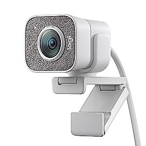 Logitech for Creators StreamCam Webcam for Streaming and Content Creation, Full HD 1080p 60 fps, Premium Glass Lens, Smart Auto-Focus, for PC/Mac - White