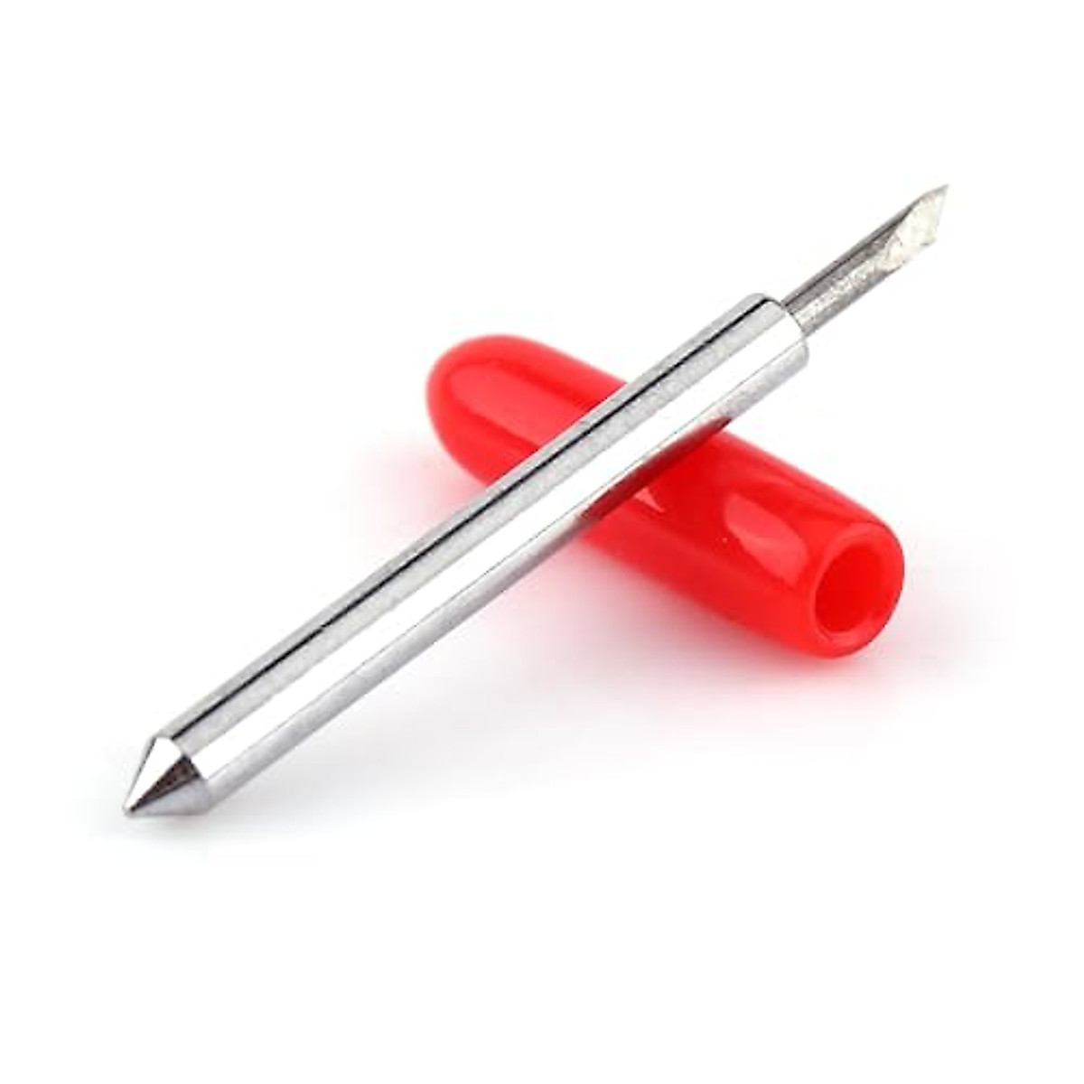 15pcs High Hardness Tungsten Carbide Cutter Blades 30/45/60 Degree for Roland Standard with Caps 1.9mm Shaft Diameter