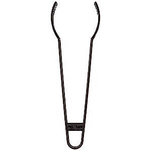 Fineline Settings Platter Pleasers Tongs, 7-Inch, Black